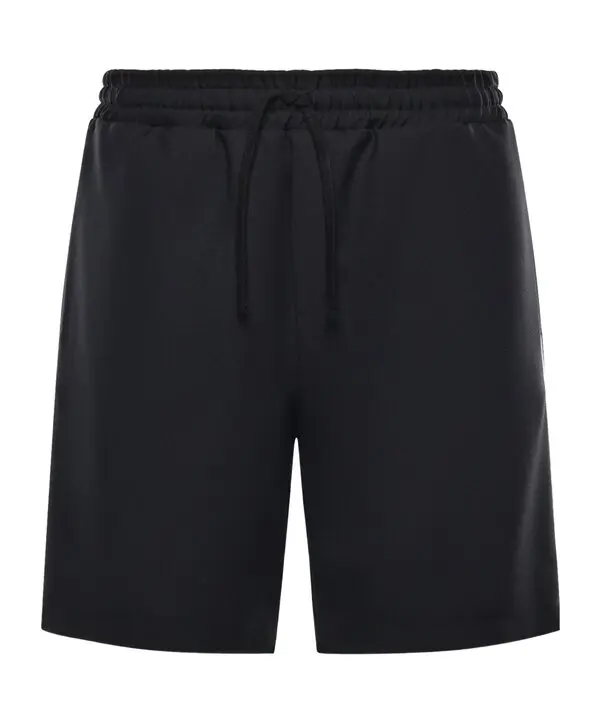 Valentino Garavani Logo Patch Drawstring Shorts - Black