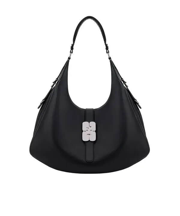 GANNI Large Kat Bag - Black