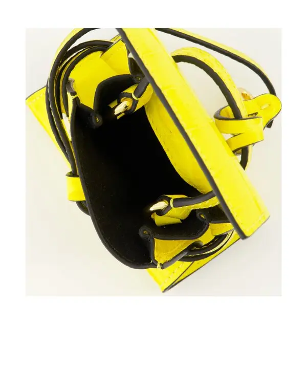 Moschino Bag Keyring - Yellow
