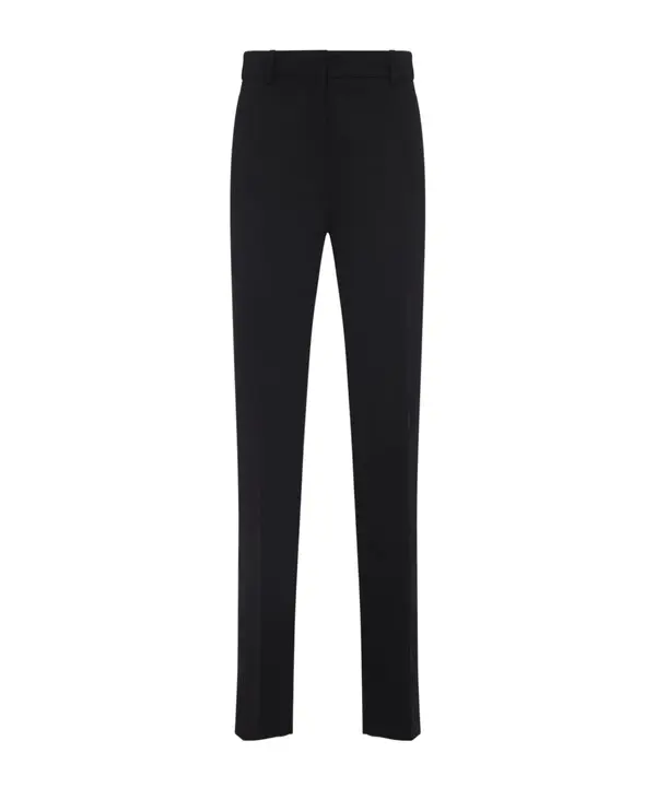Jacquemus Camargue High-waisted Straight-leg Trousers - Black