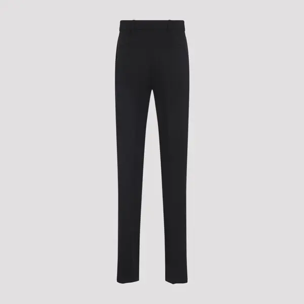 Jacquemus Camargue High-waisted Straight-leg Trousers - Black