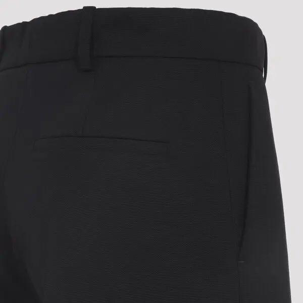 Jacquemus Camargue High-waisted Straight-leg Trousers - Black