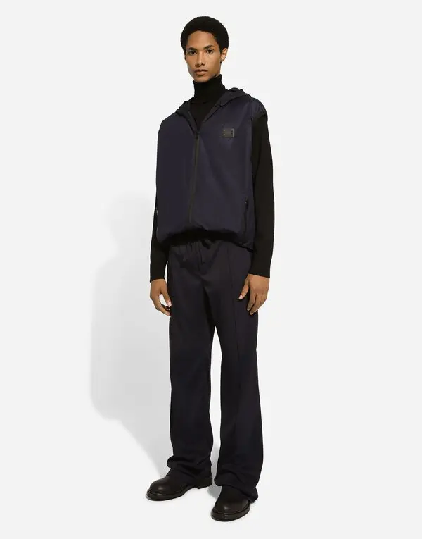 Dolce & Gabbana Hooded Sports Vest - Black