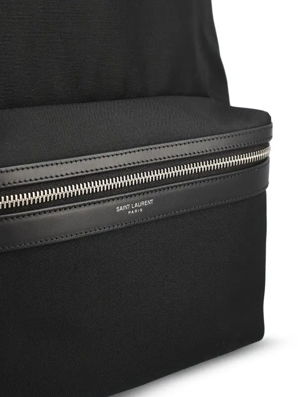 Saint Laurent Zip-fastening Backpack - Black