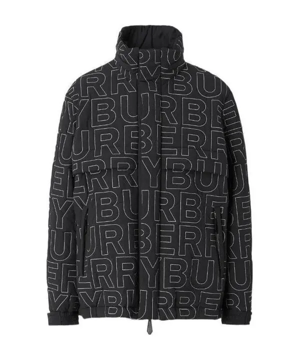Burberry Embroidered Logo Packaway Jacket