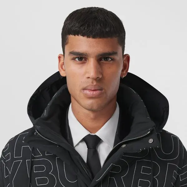 Burberry Embroidered Logo Packaway Jacket