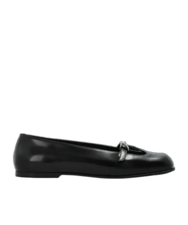 NODALETO Buckled Ballet Flats