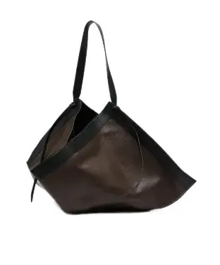 Yuzefi Large Wonton Shoulder Bag - Black
