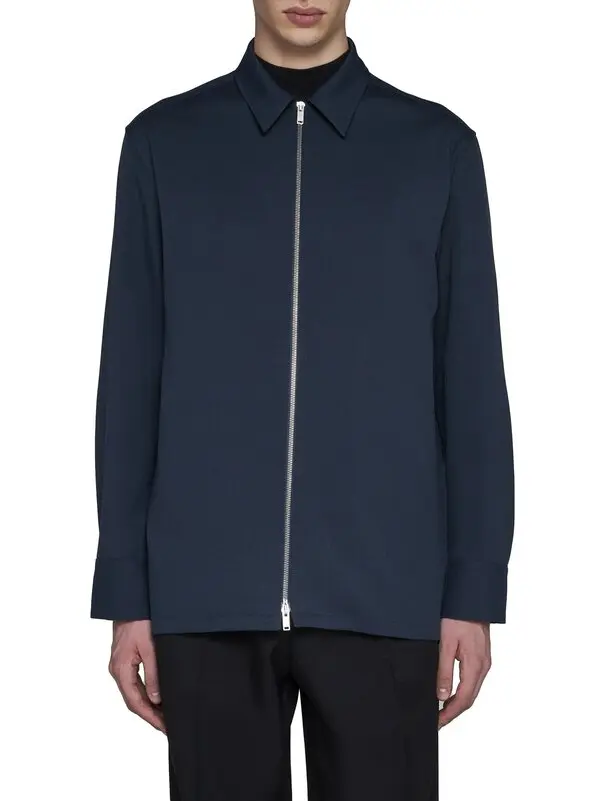 JIL SANDER Zip-up Shirt Jacket