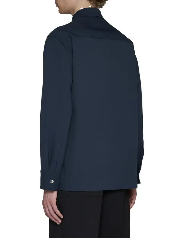 JIL SANDER Zip-up Shirt Jacket