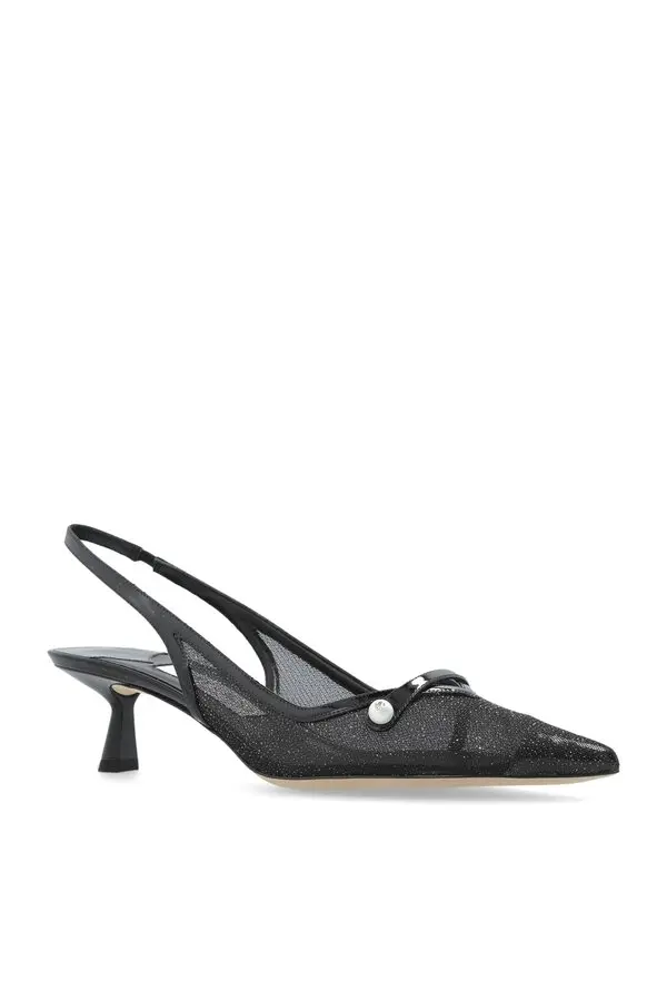 JIMMY CHOO Amita Pointed Toe Slingback Pumps