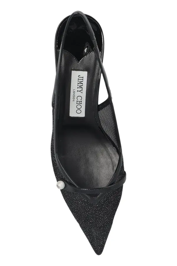 JIMMY CHOO Amita Pointed Toe Slingback Pumps