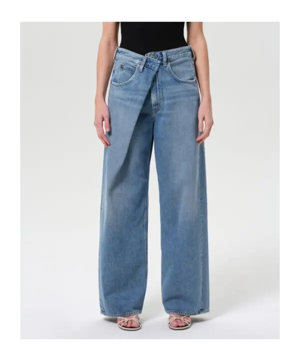 AGOLDE High-rise Wide-leg Jeans - Mantra