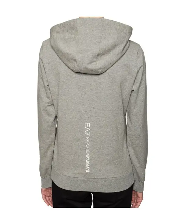 Emporio Armani Logo Print Hooded Pullover