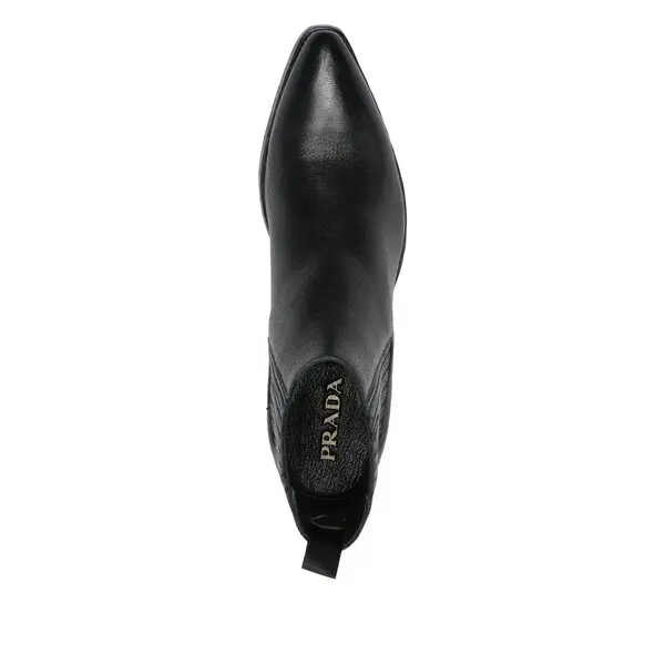 Prada 50mm Pointed-toe Chelsea Boots