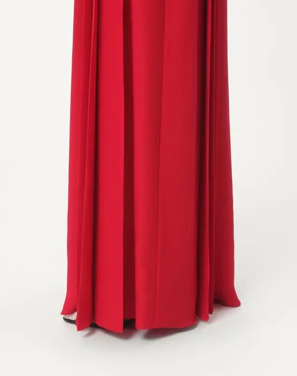 Valentino Garavani Long-sleeved Georgette Gown