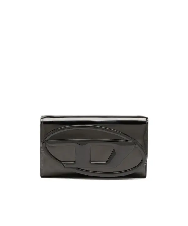 DIESEL® 1dr Wallet Strap Wallet Bag - Black
