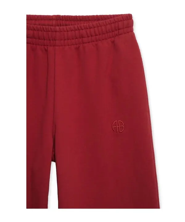 ANINE BING Logo Embroidered Sweatpants