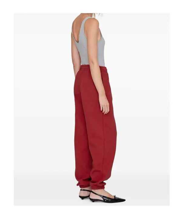 ANINE BING Logo Embroidered Sweatpants