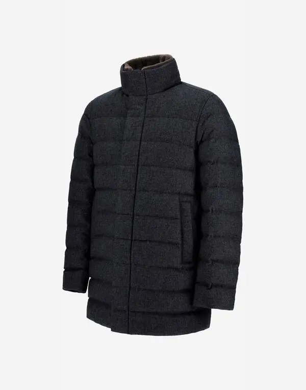 Herno Down Jacket With Long Sleeves - Black