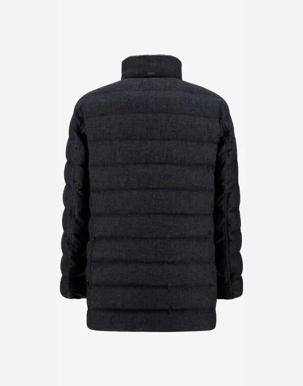 Herno Down Jacket With Long Sleeves - Black