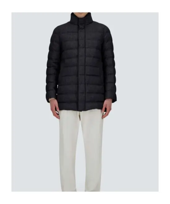 Herno Down Jacket With Long Sleeves - Black