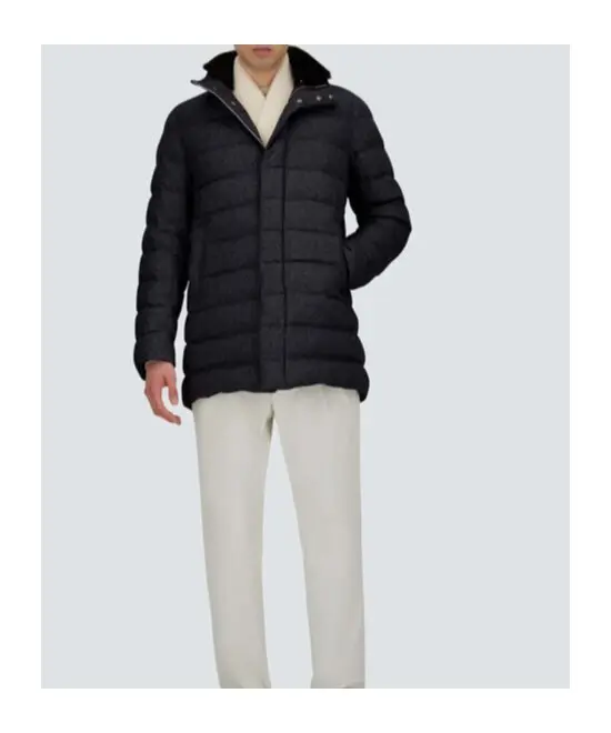 Herno Down Jacket With Long Sleeves - Black