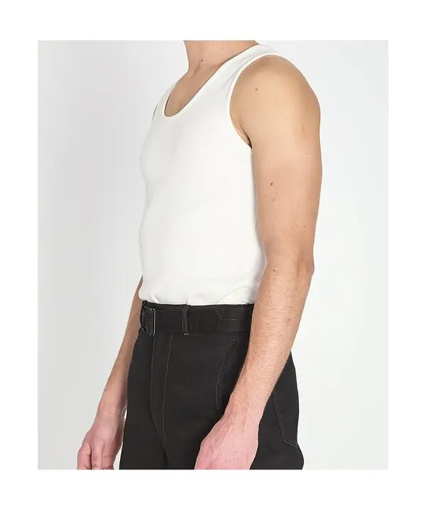 LEMAIRE Ribbed Tank Top - Black