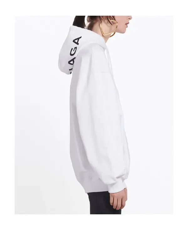 Balenciaga Cocoon Hoodie With Logo Print