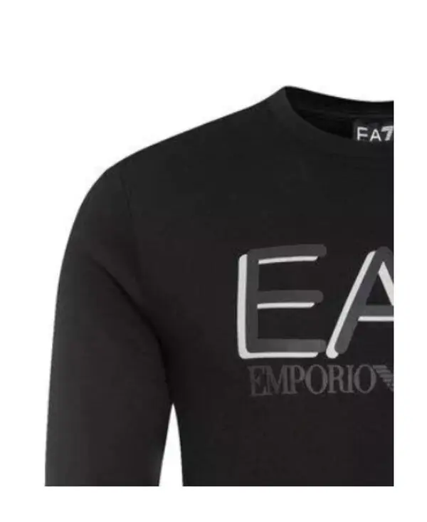 EA7 Logo Printed Pullover