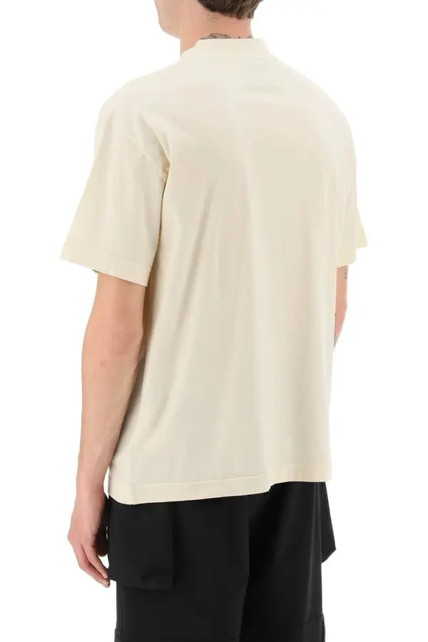 BONSAI Logo-printed Crewneck T-shirt - White