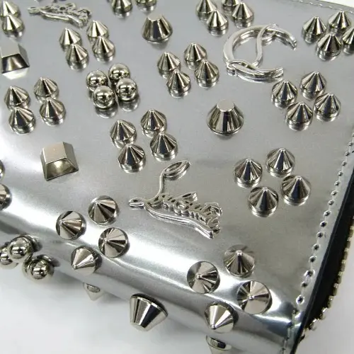CHRISTIAN LOUBOUTIN Rivet Zipper Purse