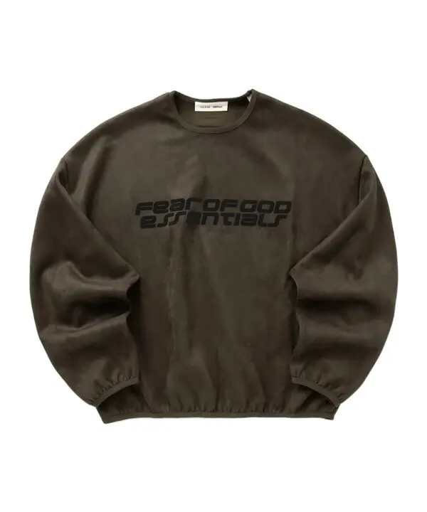 Fear Of God Modern Crewneck Sweatshirt With Letter Decoration - Black