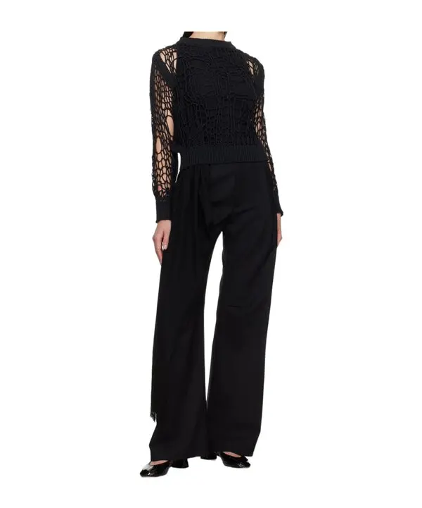 MAISON MARGIELA Open Knit Crewneck Sweater