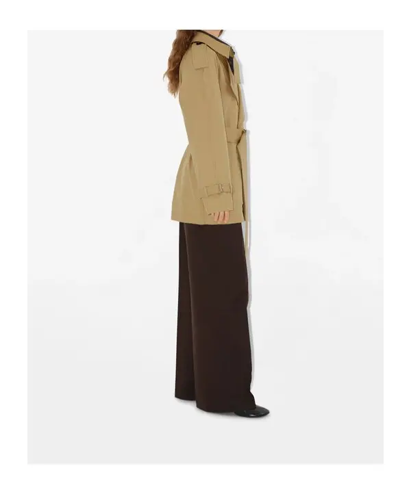 Burberry Belted Waist Trench Short Coat
