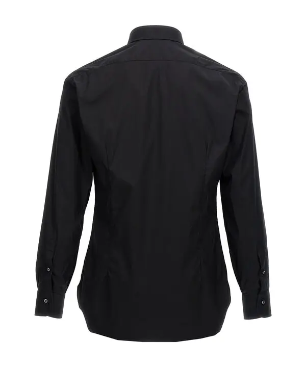 BARBA NAPOLI Classic Poplin Dress Shirt