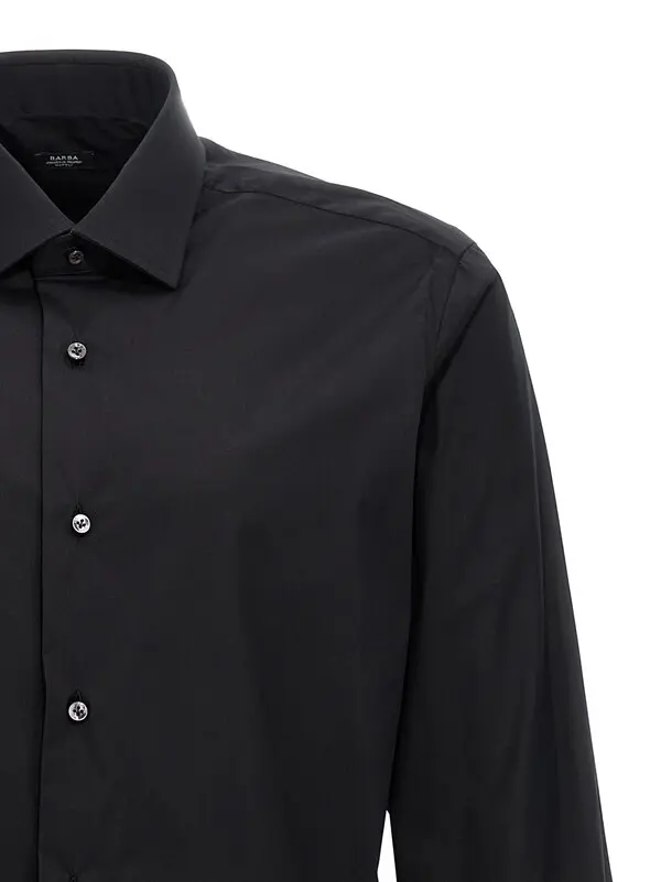 BARBA NAPOLI Classic Poplin Dress Shirt
