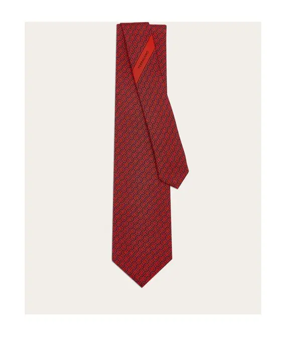 FERRAGAMO Printed Neck Tie