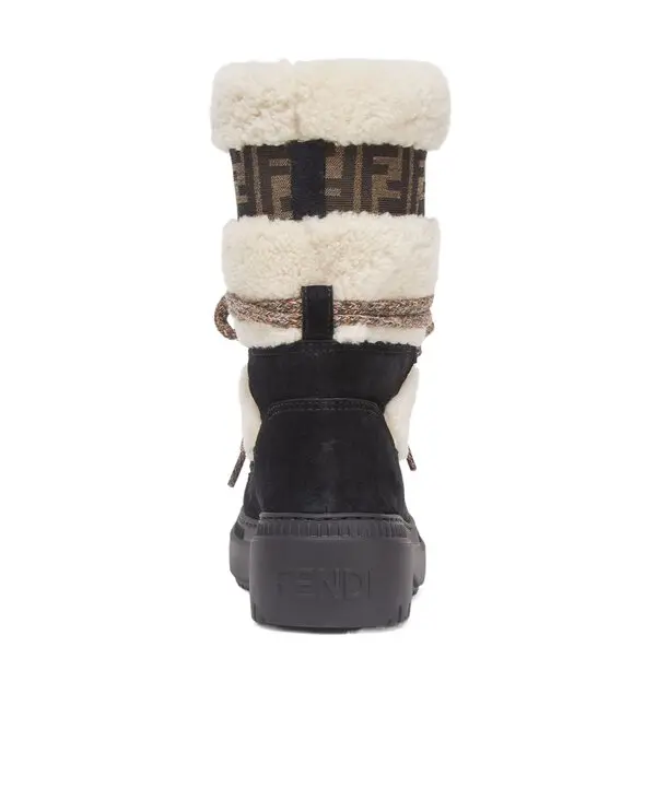 Fendi Apres-chic Boots With Ff Jacquard Detail