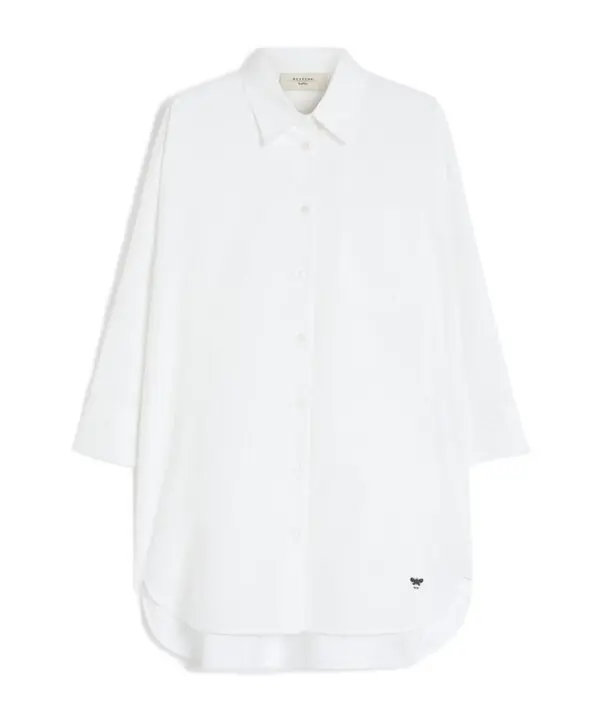 Max Mara Organic Cotton Oxford Shirt - White