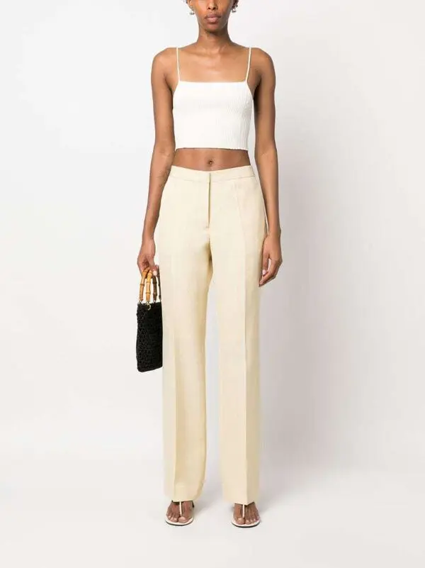 JIL SANDER Tailored Trousers With Pressed Crease