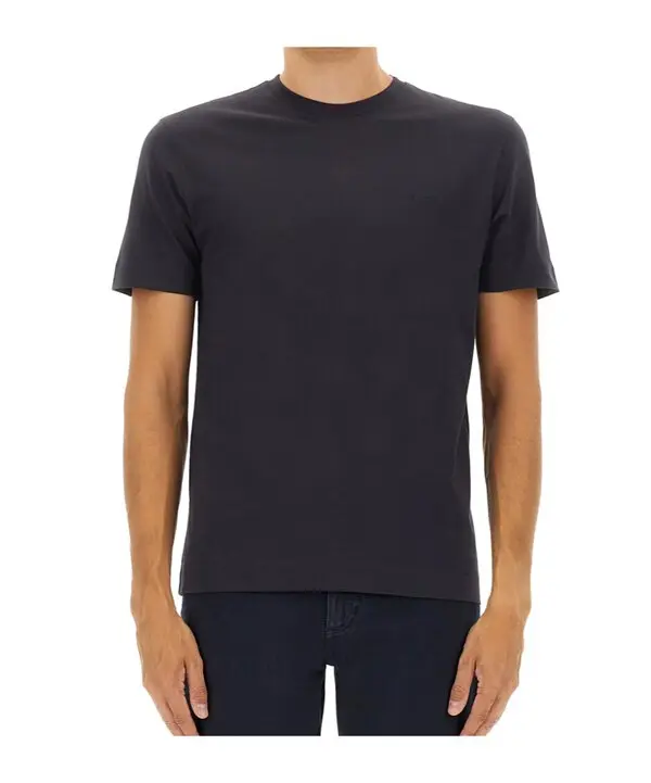 Zegna Short Sleeved Crew Neck Shirt
