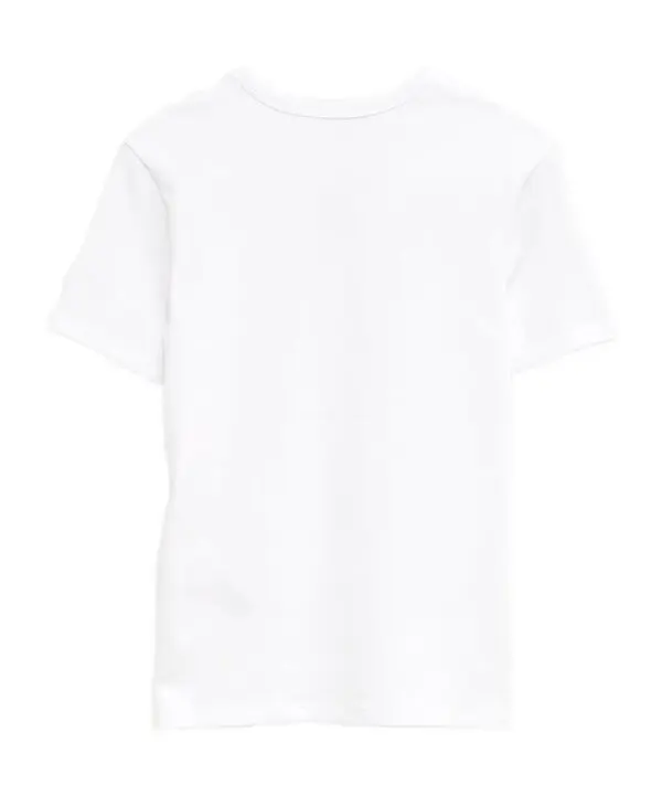 Celine Triomphe T-shirt In Ribbed Cotton Jersey