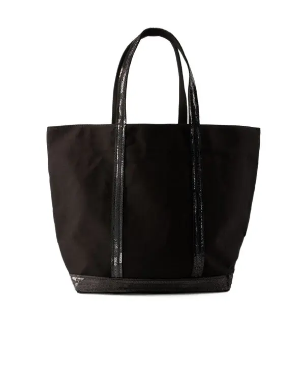 Vanessa Bruno Sequined Design Shoulder Bag - Black
