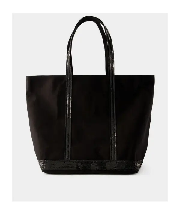 Vanessa Bruno Sequined Design Shoulder Bag - Black