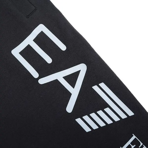 EA7 Logo Sweatpants - Black