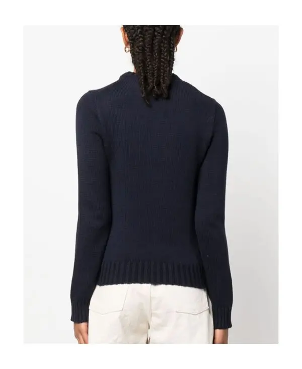 Polo Ralph Lauren Graphic Intarsia Knitted Jumper - Black