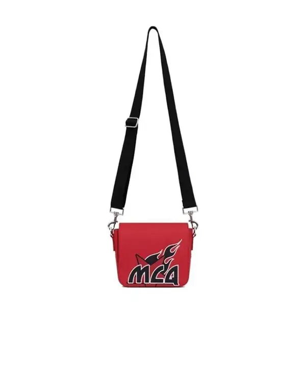 Alexander McQueen Logo Flame Shoulder Bag