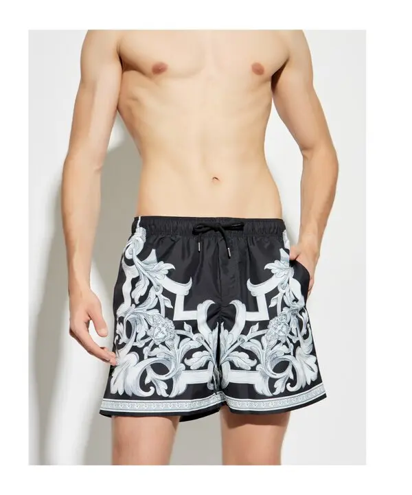 Versace Barocco Print Swim Shorts