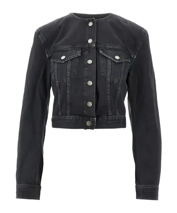 HAIKURE Buttoned Cropped Jacket